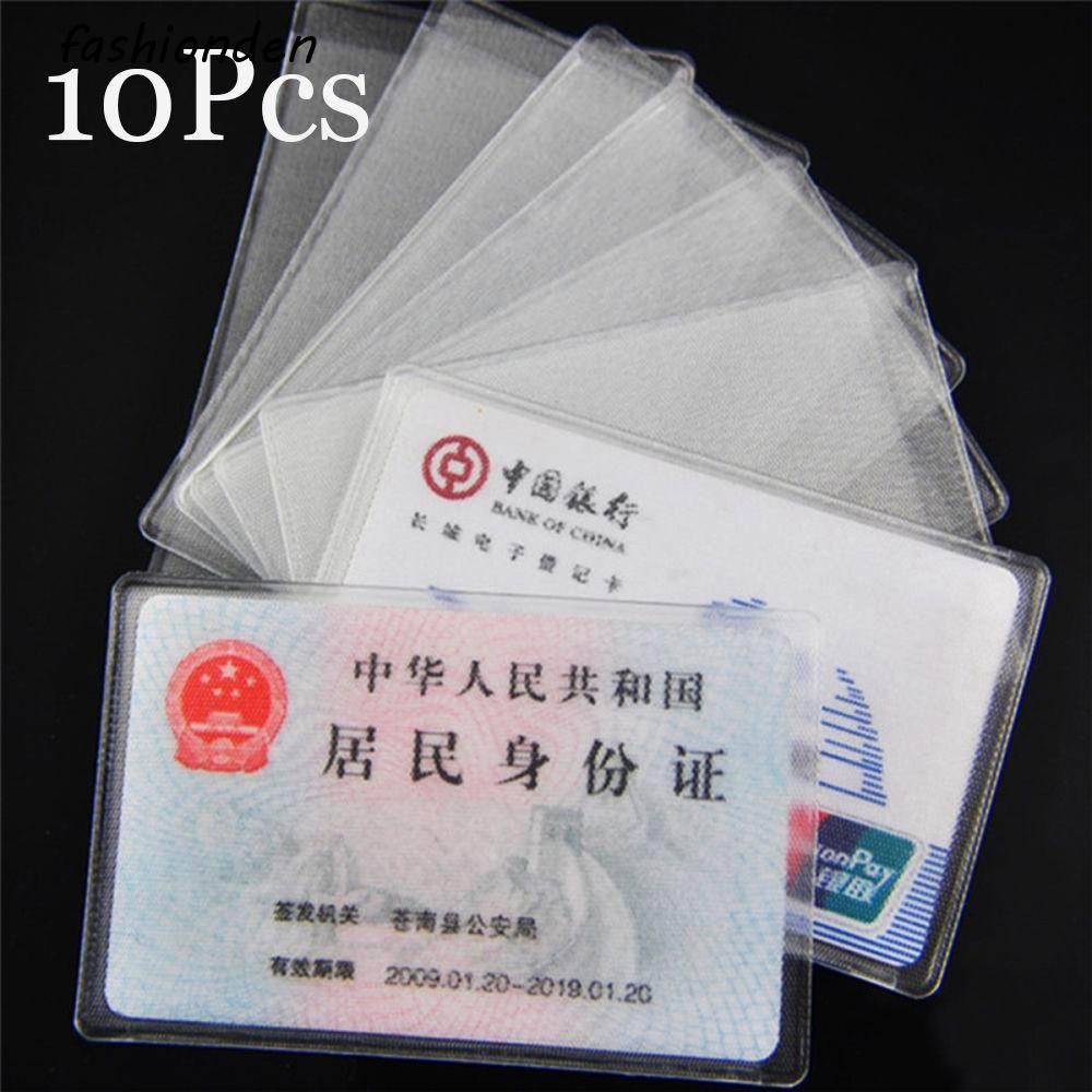 Fashionden ID Card Holder Professional แบบพกพาป้องกันบัตรเครดิต PVC กัน ...