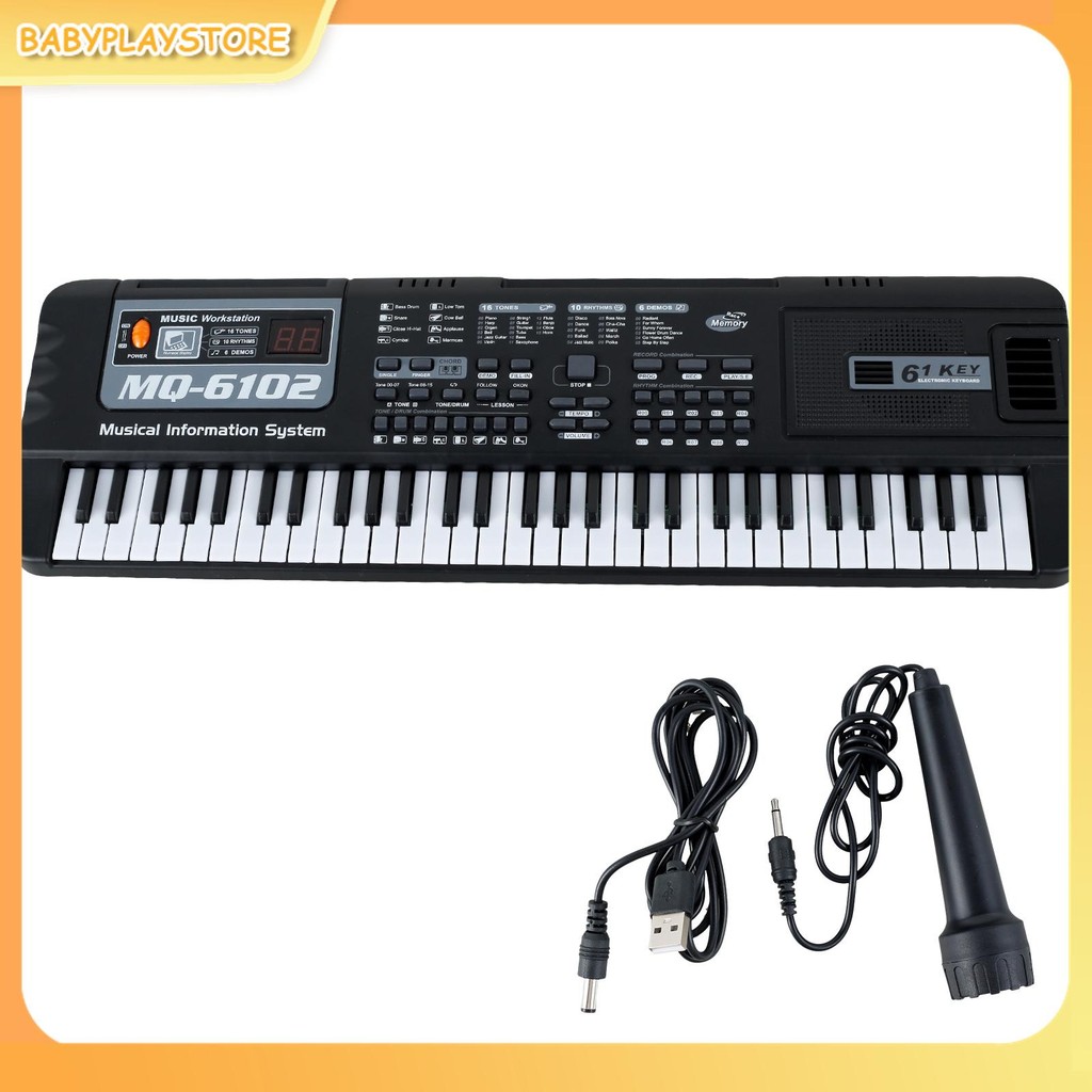 61 คีย์ Quick Start คีย์บอร์ดไฟฟ้าการบันทึก Playback คีย์บอร์ดเปียโน Starter Kit สําหรับเด็ก ...