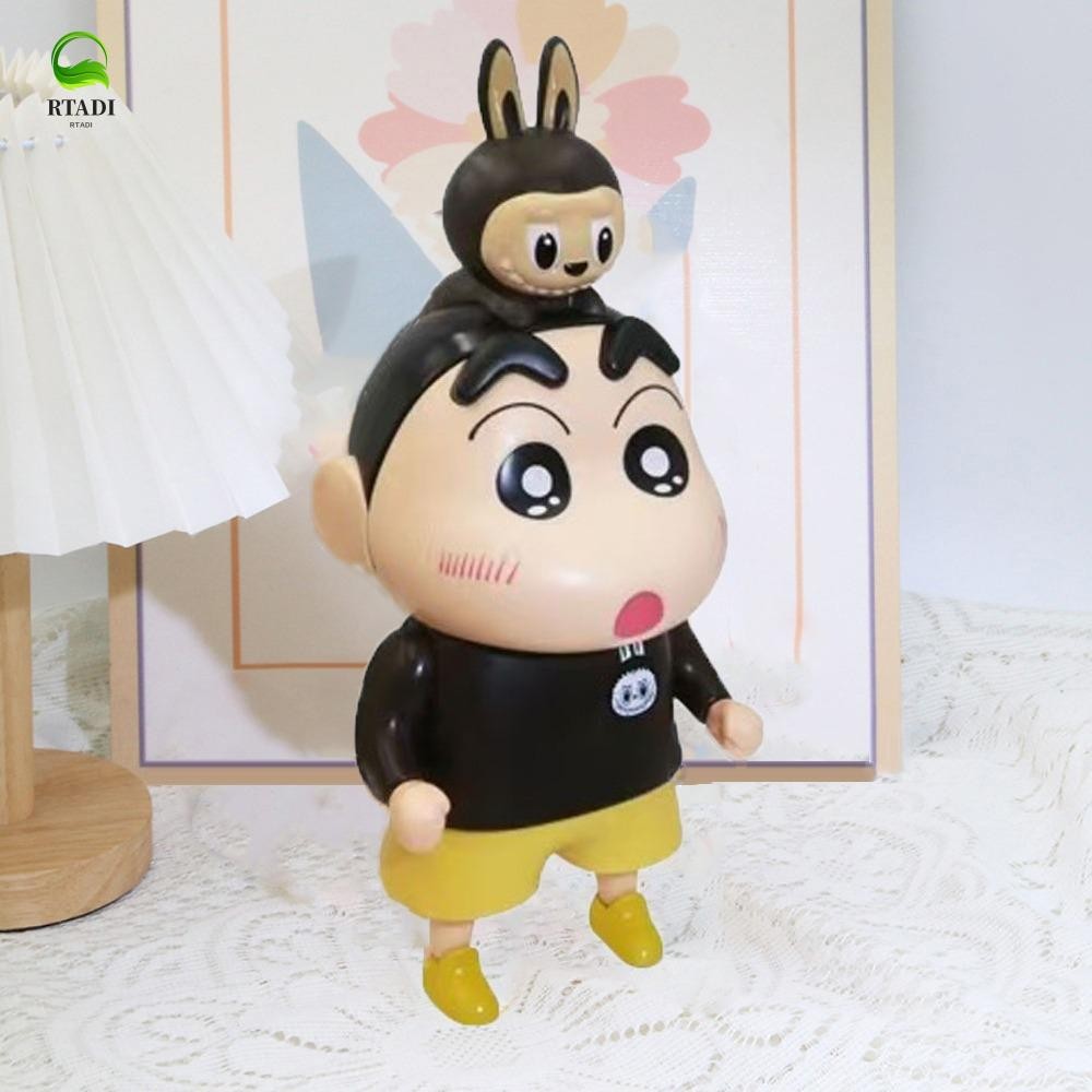 Rtadi Labubu Crayon Shin Chan Piggy Bank, Saving Tank รูปรุ่น Labubu ...