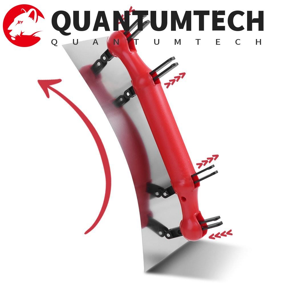 QUANTUMTECH สี Trowel, Arc Smooth Scrape Putty Trowel, ทนทานลื่นจับปรับเหล็กคาร์บอนสูง Putty ...