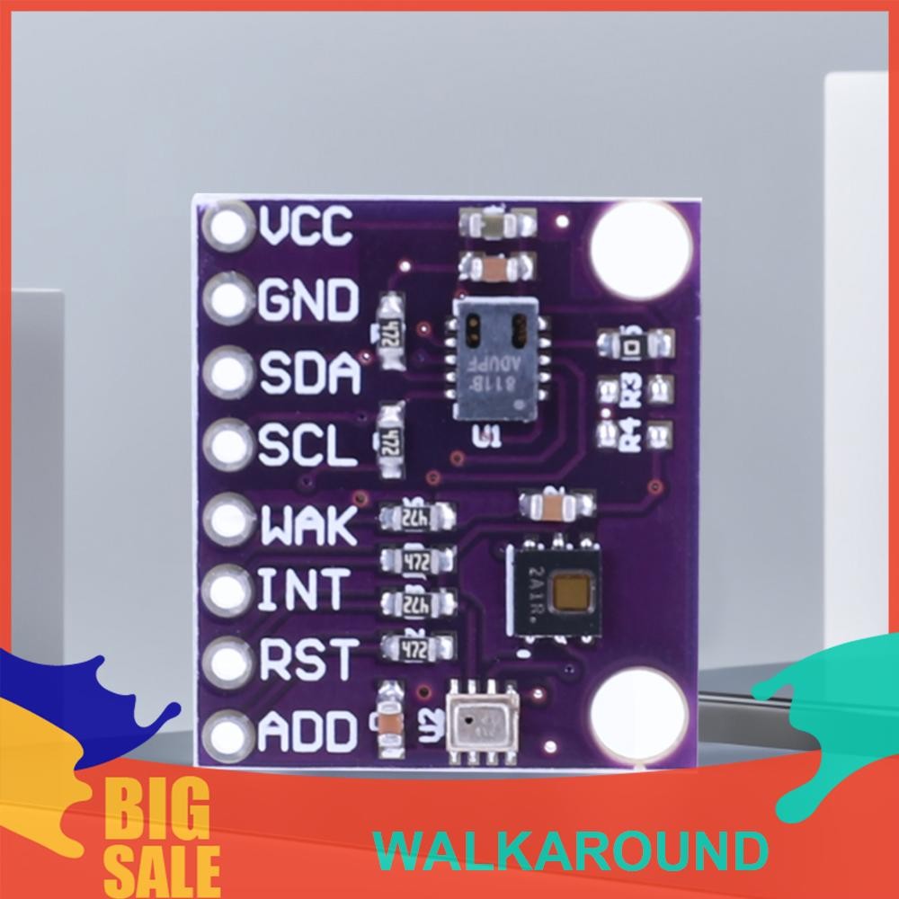 Ccs811 HDC1080 BMP280 3 in 1 อุณหภูมิความชื้นโมดูลเซ็นเซอร์ความดันแก๊ส [walkaround.th] | Shopee ...