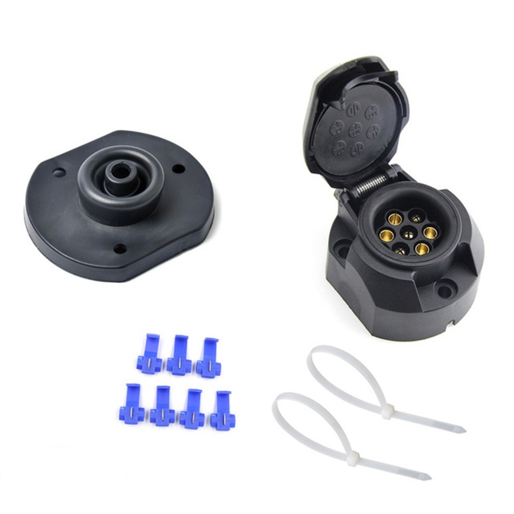 ⭐ การลดราคาครั้งใหญ่⭐Dc 12V 7 Pin Car Trailer Caravan Plug Socket สายไฟ ...