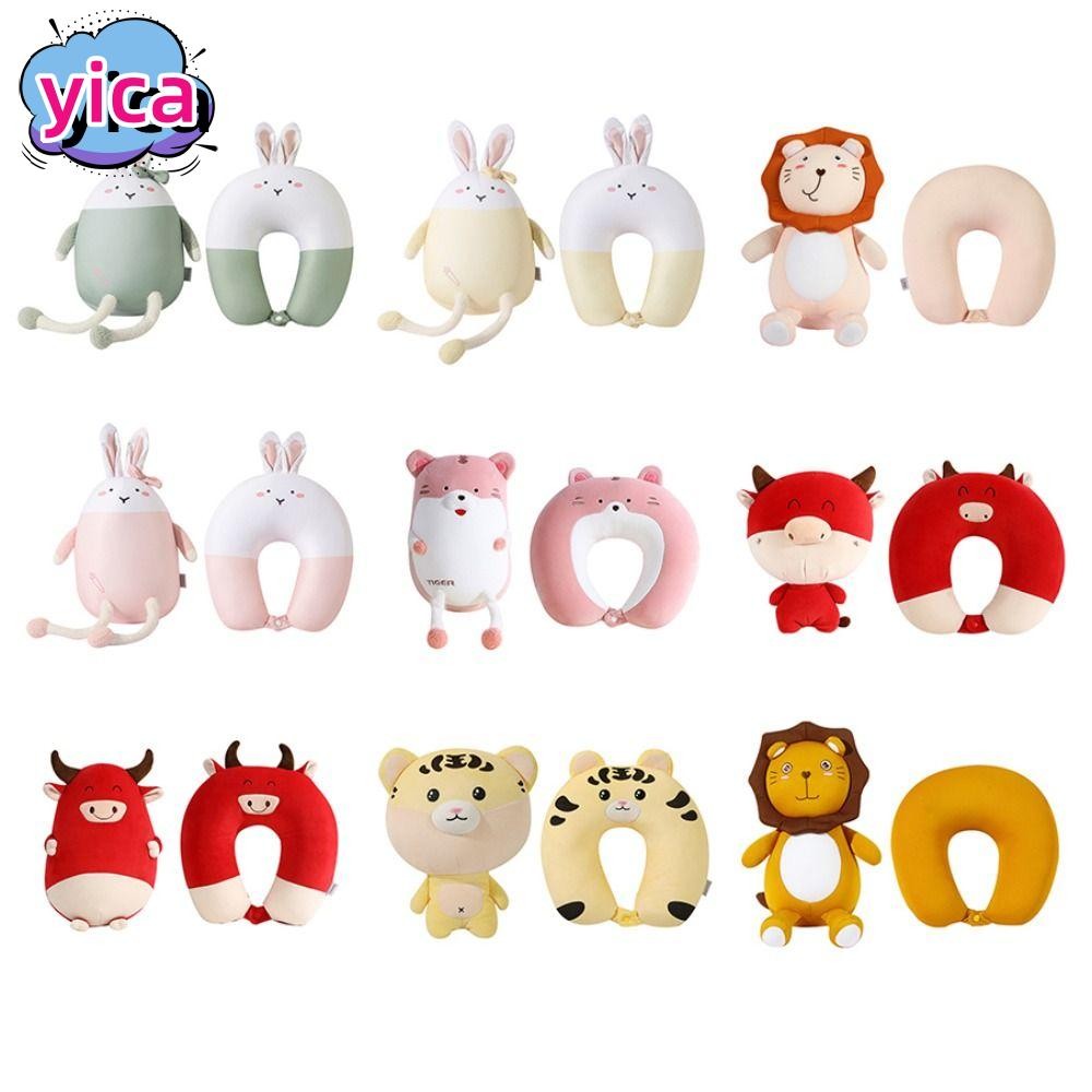 YICA Fluffy Pillows Healthcare Cute Changable Cartoon Cervical Penguin ...