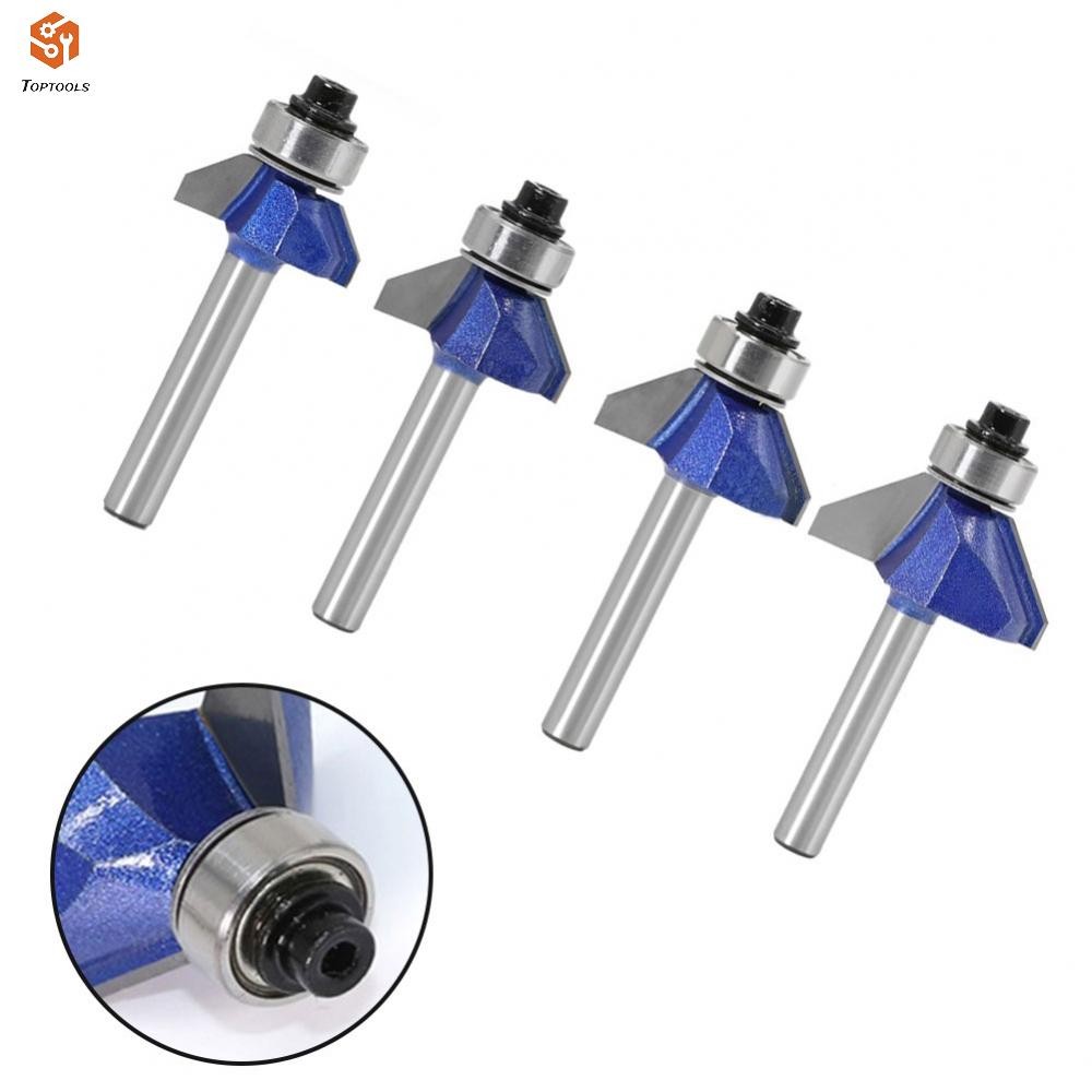 อเนกประสงค์ 45 องศา Chamfer Router Bit เหมาะสําหรับงานไม้โครงการ ...