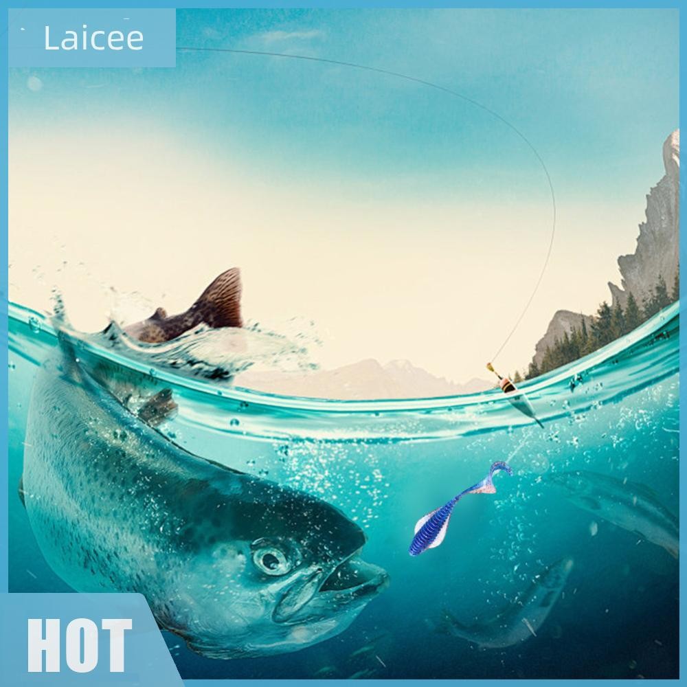 [Laicee.th] เหยื่อตกปลา 8 ชิ้น 80 มม. 3.7 กรัมเหยื่อประดิษฐ์เหยื่ออ่อนสําหรับปลาคาร์พเบส ...