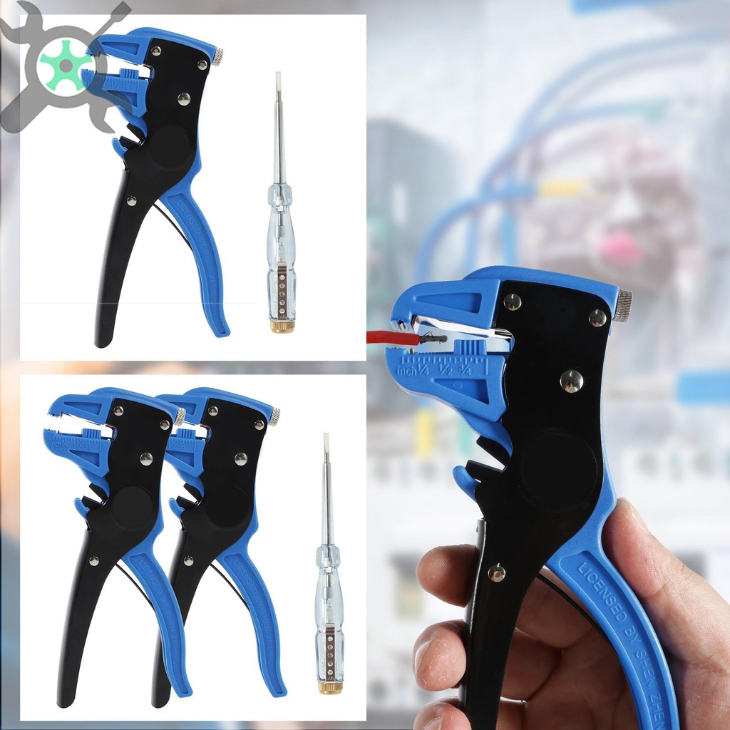 Wire Stripper 10-24 AWG Quick Cable Stripper คีมปรับไฟฟ้าคีมปอกสายไฟ ...