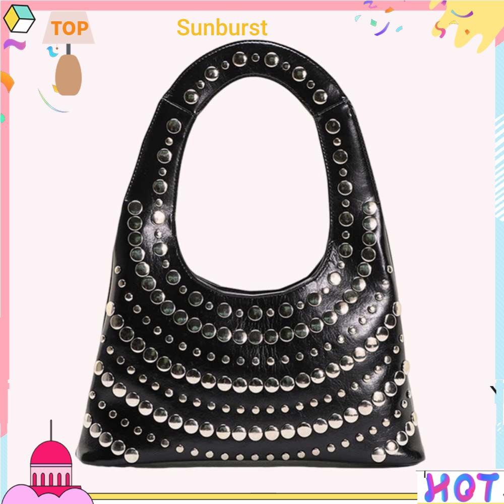 ผู้หญิง PU Cool สไตล์รักแร้กระเป๋า Hasp ปิด Vintage กระเป๋าถือ Slouchy ...