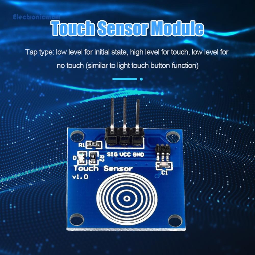 Ttp223 โมดูลปุ่มเซ็นเซอร์ Capacitive Digital Sensor Module 2-5.5V DC ...
