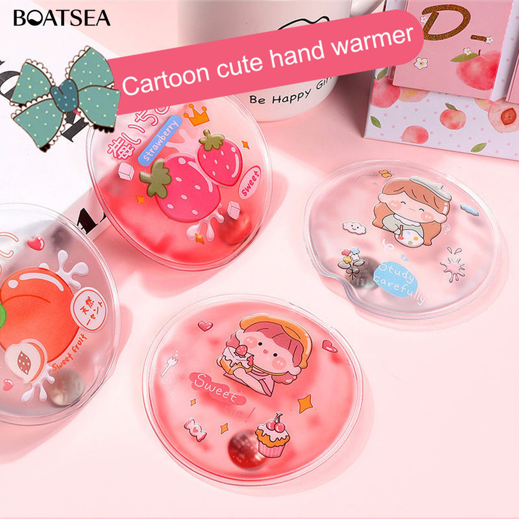 Boh-winter Self-Heating Hand Warmer Reusable การ์ตูนเจล Liquid Heat ...