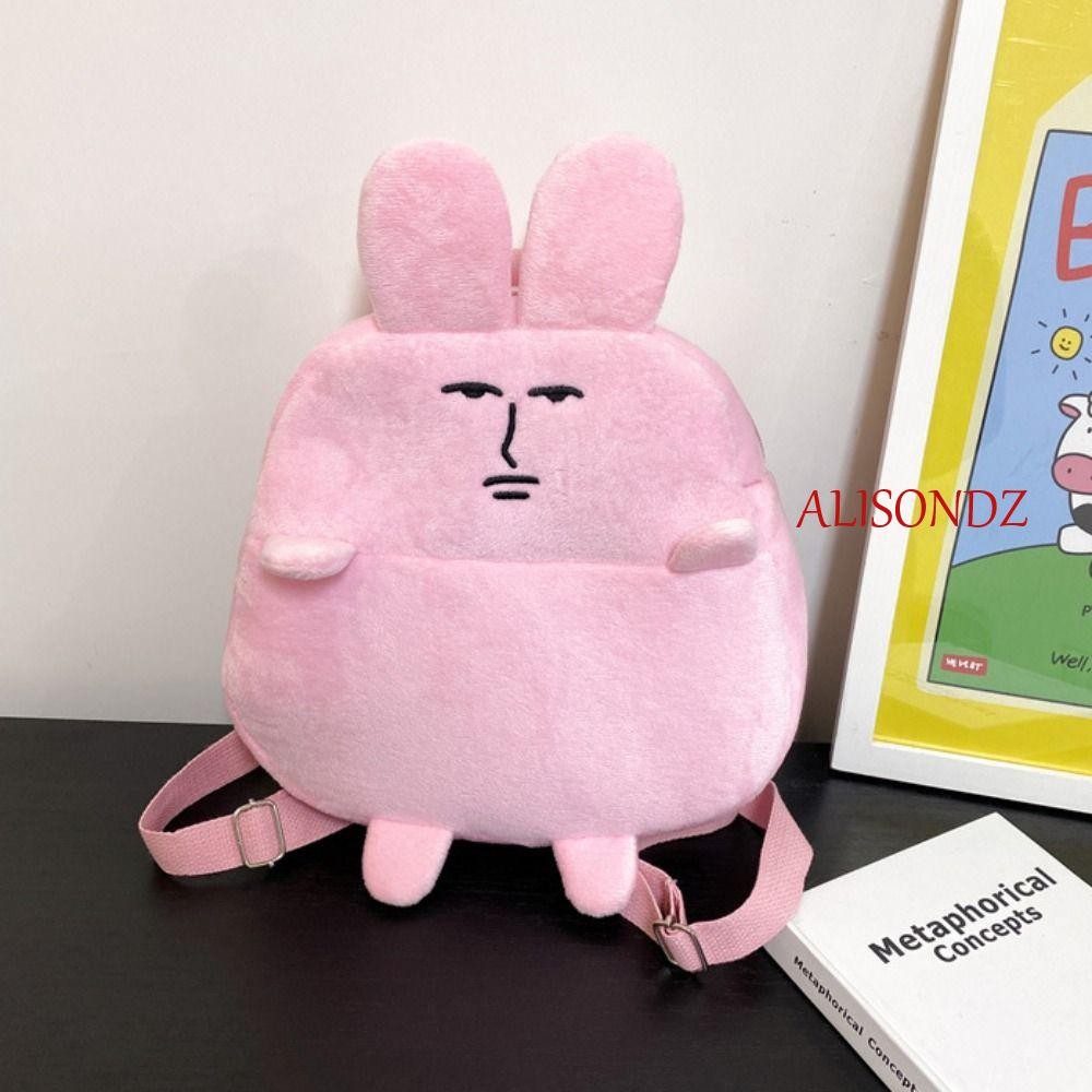 Alisondz My Friend Rabbit Backpack, Creative Cartoon Rabbit Plush ...