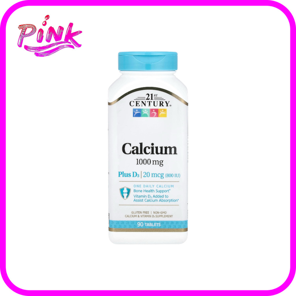 21st Century, Calcium Plus D3, 90 Tablets | Shopee Thailand