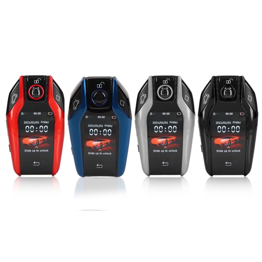 รถ Keyless OkeyTech CF618 ดัดแปลงสมาร์ทรีโมทคีย์หน้าจอ LCD สําหรับทุก ...