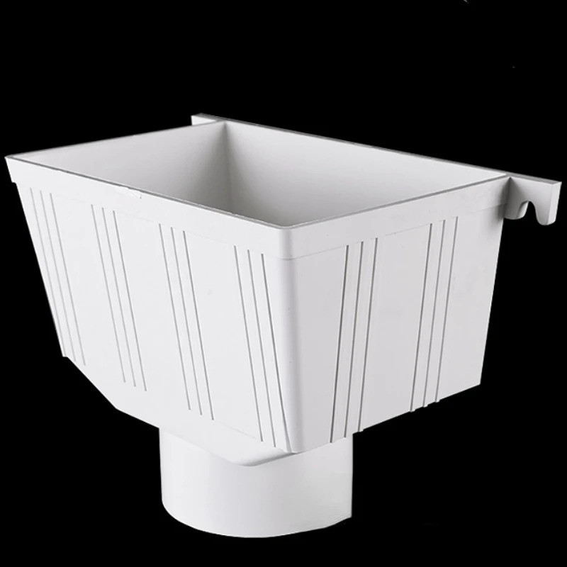 75/110/160 มม. Rainwater Hopper สําหรับระบบระบายน้ํา PVC square Rain ...