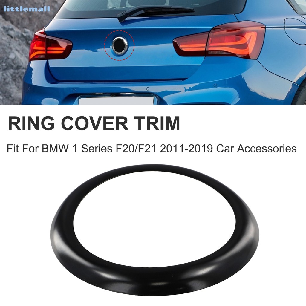 ฝาครอบแหวนป้ายบูตด้านหลังสีดําสําหรับ BMW 1 SERIES F20 F21 2011-2019 ...