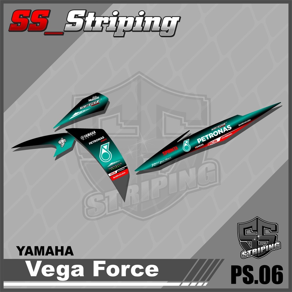 Vega Force Variation Striping List Sticker - Vega Force Striping ปล.006 ...