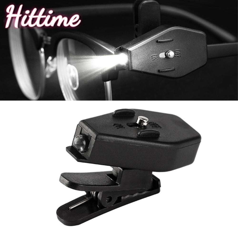 Hittime 1 PC Mini LED ไฟฉายปรับมุมคลิปแว่นตาขาหมวกลมเชือกที่มีอยู่ ...