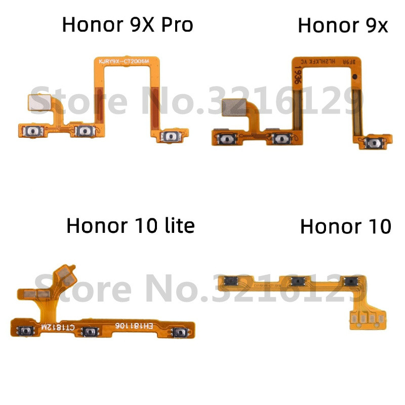 1pcs Power On Off ด้านข้างปุ่มปรับระดับเสียง Flex สายริบบิ้นสําหรับ Huawei Honor 4A 5A 6 6A 7 7A ...