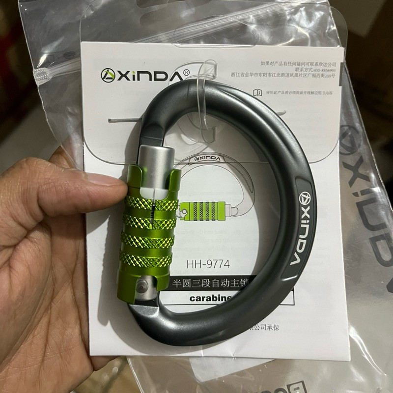 Xinda autolock delta Carabiner เทียบเท่ากับ omni petzl | Shopee Thailand