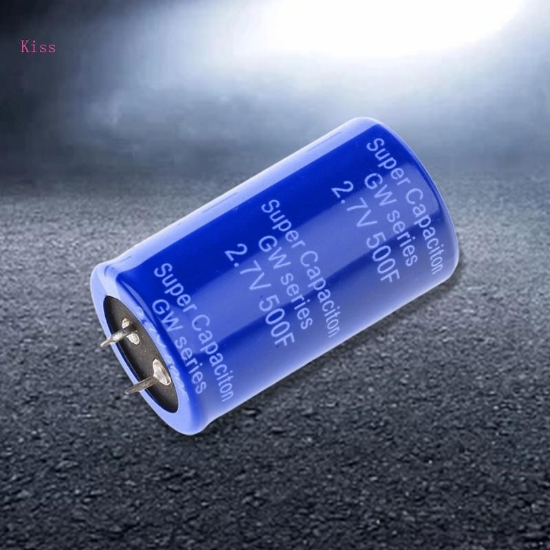 Kiss 2 7V 500F Super Capacitor ปริมาณ 60x35 มม. วงจรเรียงกระแสรถยนต์ Ultracapacitor ส่วนประกอบ ...
