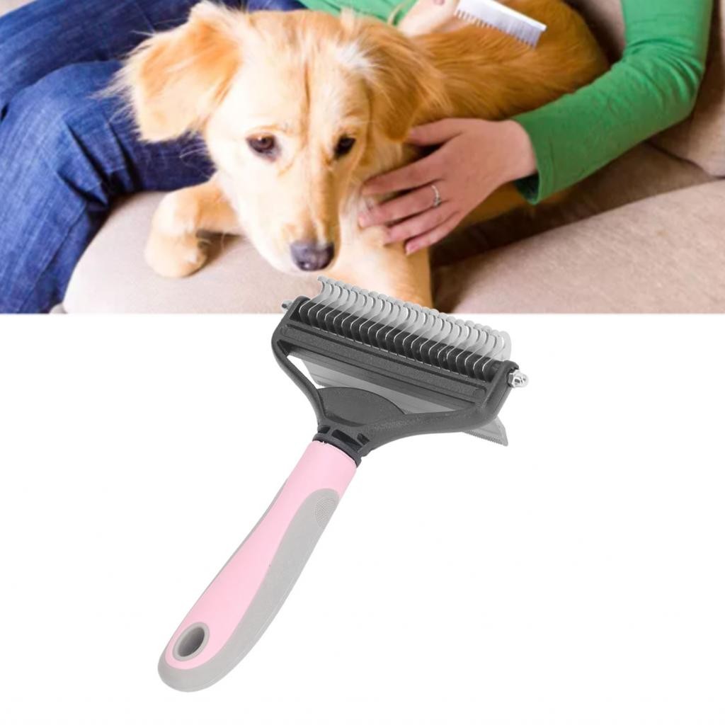 แปรงสัตว์เลี้ยง deshedding detangling knots สุนัขทำความสะอาดสำหรับลูก ...