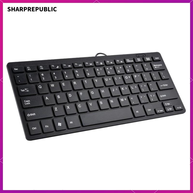 [Sharprepublic] Wired Compact -Thin USB Keyboard เวอร์ชันมาตรฐานภาษา ...