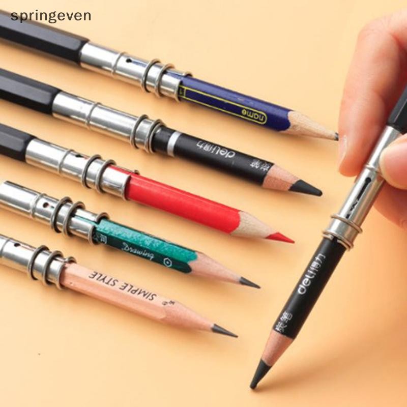 [springeven] ปรับได้ Dual Head Pencil Extender Holder Sketch School ...