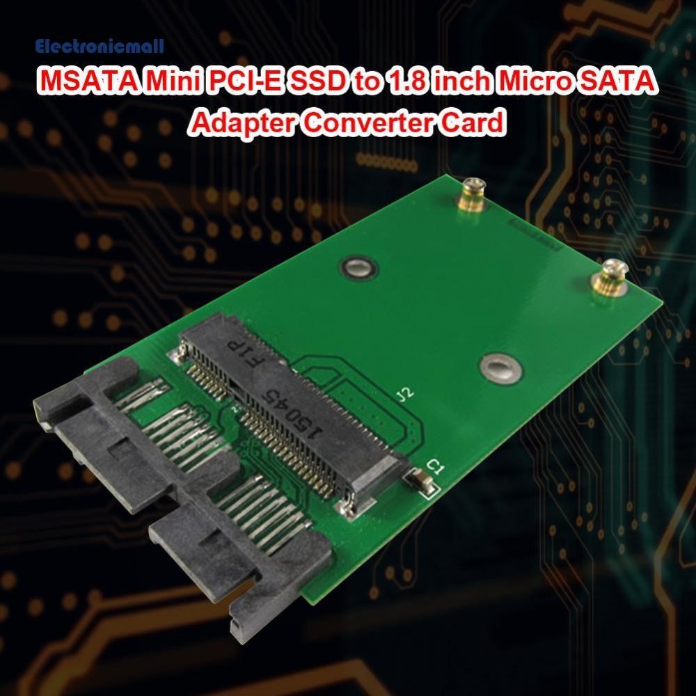 Uk MSATA Mini PCI Express SSD ถึง 1.8 นิ้ว Micro SATA อะแดปเตอร์แปลง ...