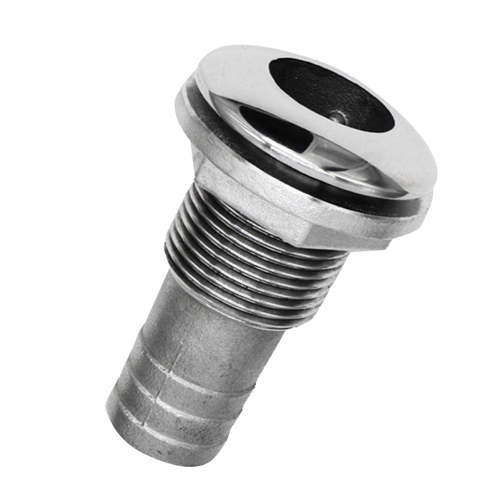 Water Outlet Barb Short Fitting Vent Marine Plug Straight Through Hull ...
