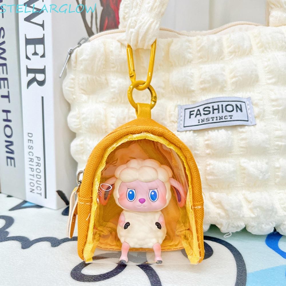 STELLARG Labubu กระเป๋าตุ๊กตากลางแจ้ง,พร้อมพวงกุญแจ Hatsune Miku Labubu ...