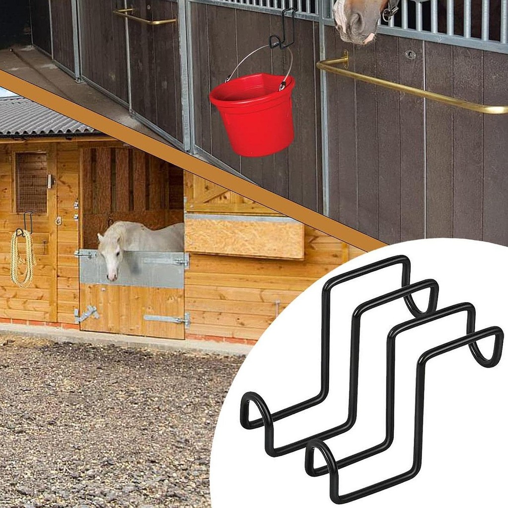 [mibum01eb] Tack Hooks Horse Halter Rack สแตนเลส 4 นิ้ว สำหรับฟาร์มและ ...