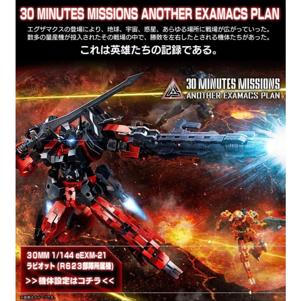 PREMIUM BANDAI 30MM 1/144 eEXM-21 Rabiot (R623 Corps) | Shopee Thailand