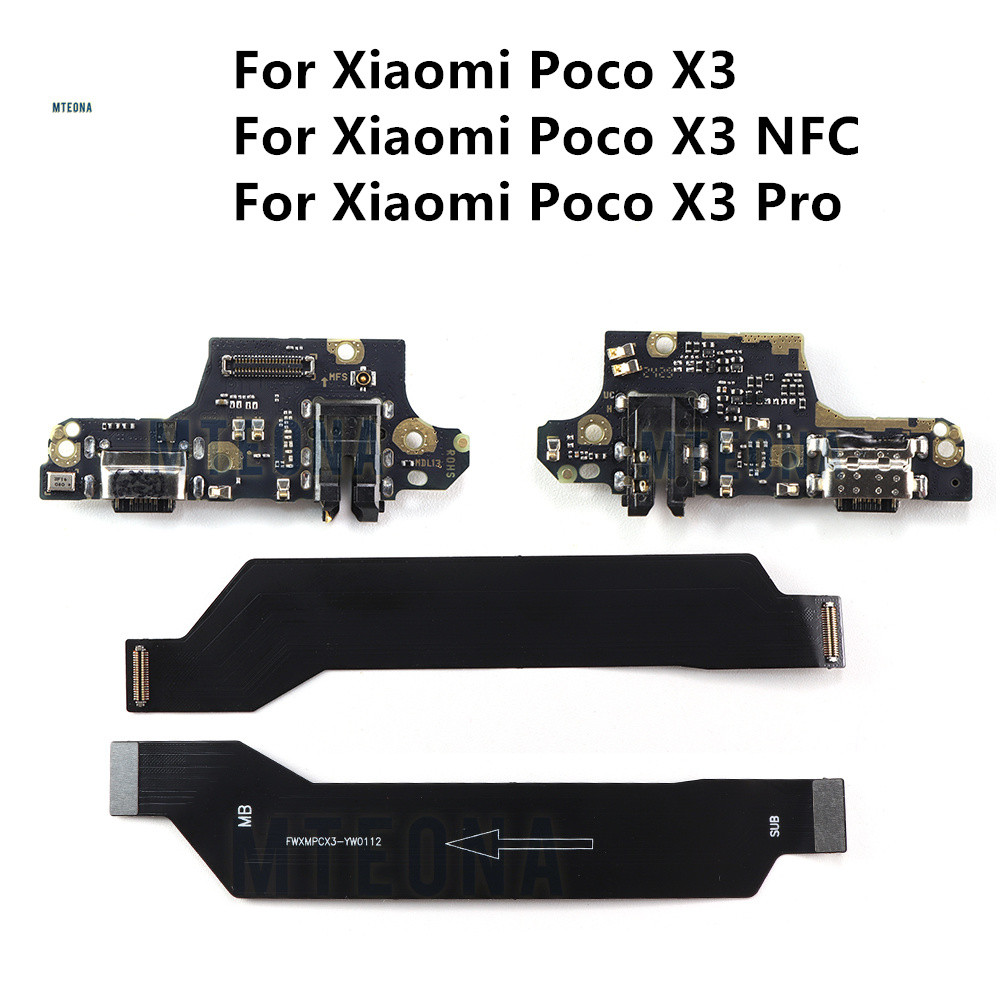 Usb Charger แท่นชาร์จพอร์ตสําหรับ Xiaomi Poco X3 NFC Pro Connector Flex ...