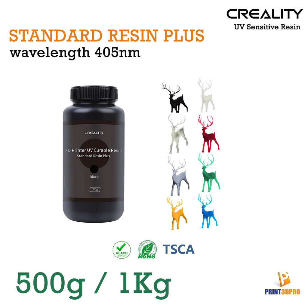 Creality 3D Resin Standard Resin PLUS น้ำยาเรซิ่น สำหรับเครื่องพิมพืมพ์ ...