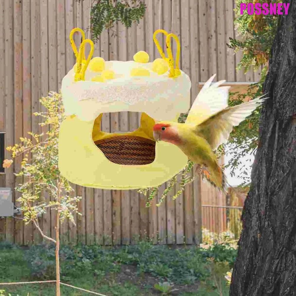 Possney นกแก้วเค้ก Nest,Breathable Cooling Bird Sleeping House ...