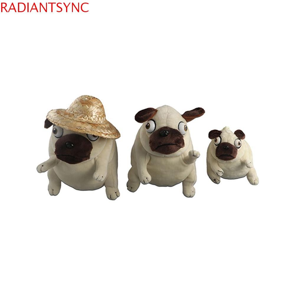 Radiantsync Elf ไขมัน Pug Plush ของเล่น Sleep หมอนน่ารัก Kawaii นั่ง Pug สุนัข Sleeping Mate มา ...