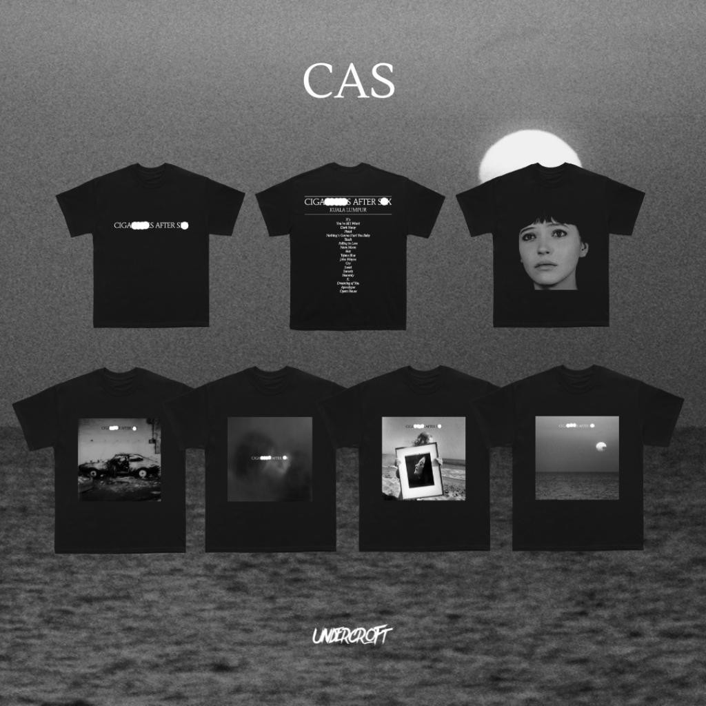 เสื้อยืดวง Cigarettes After Sex Band CAS Band WORLD TOUR 2025 ผ้าคอตตอน ...