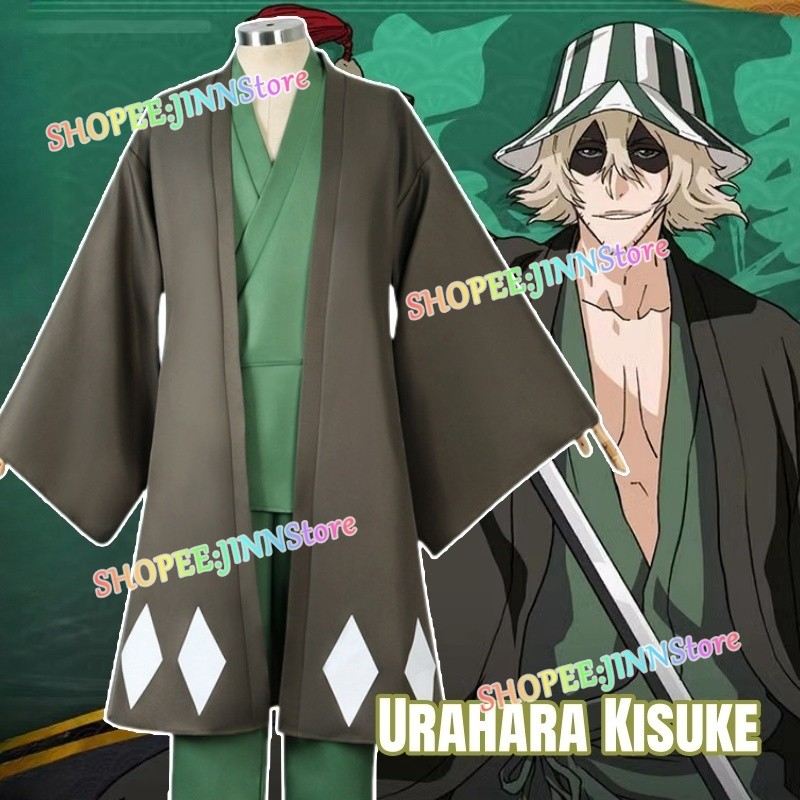- Jinn - BLEACH Kisuke Urahara คอสเพลย์เครื่องแต่งกาย Kisuke หมวกกิโมโน ...