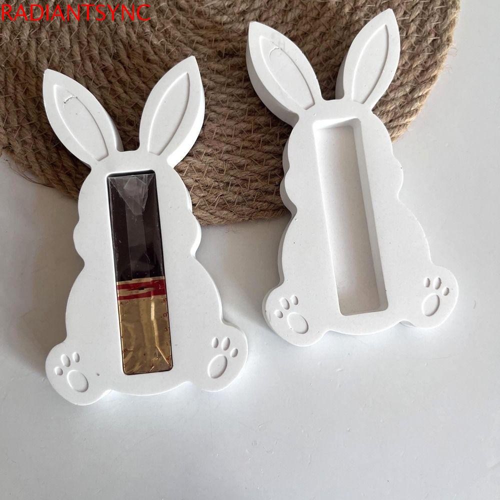Radiantsync Bunny ที่วางช็อคโกแลต, แม่พิมพ์ซิลิโคนกระต่าย 3D, ช็อคโกแลตเงินสดของขวัญขาตั้ง ...