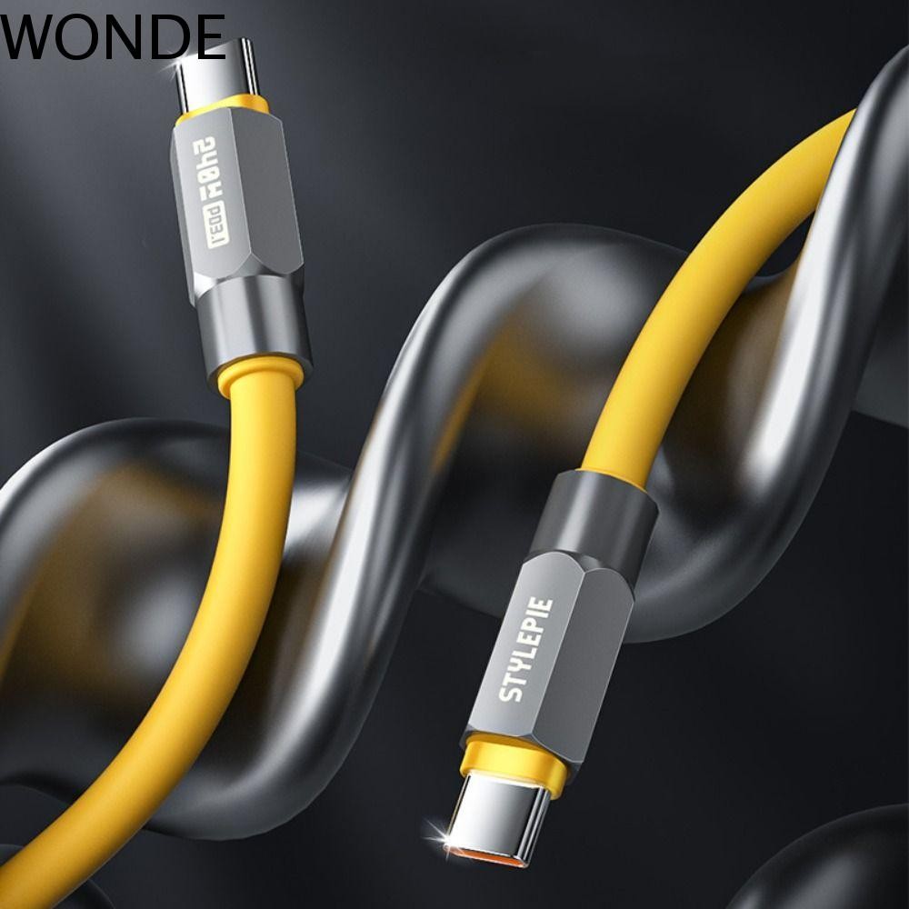 WONDE Fast CHARGING Wire, Double Headed TPE USB Type C ถึง C Cable ...