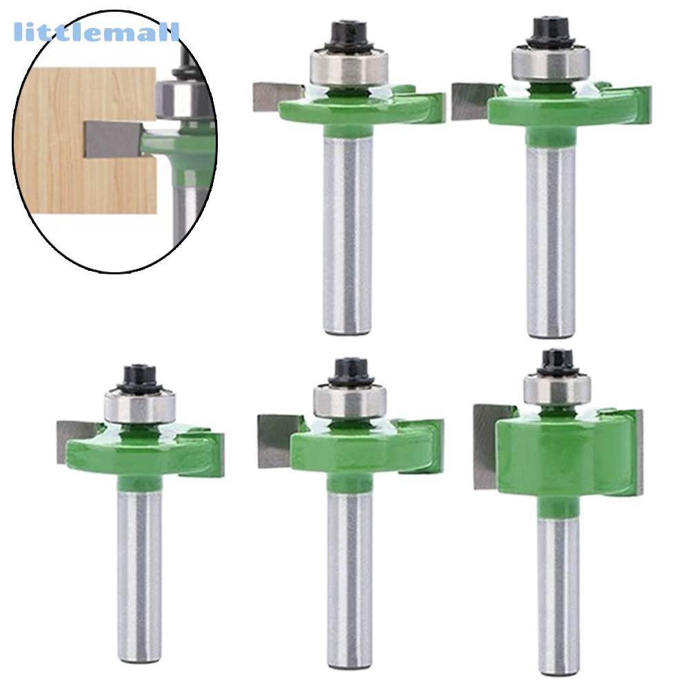 ตัวเลือก 8 มม. Shank T-Slot Router Bit แบริ่งเครื่องตัดมิลลิ่ง ...
