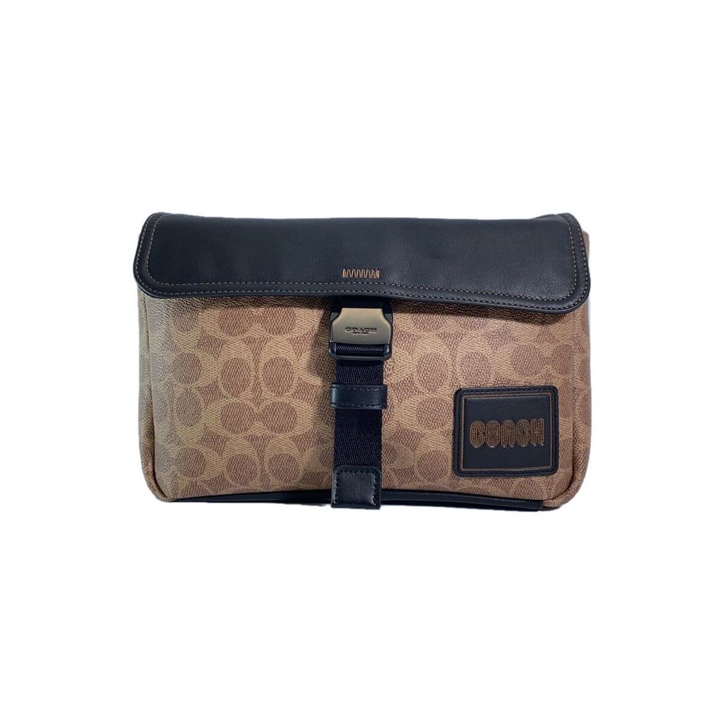 กระเป๋าคาดเอว COACH -- BEG ลายรวม 89065 ส่งตรงจากญี่ปุ่น มือสอง ...