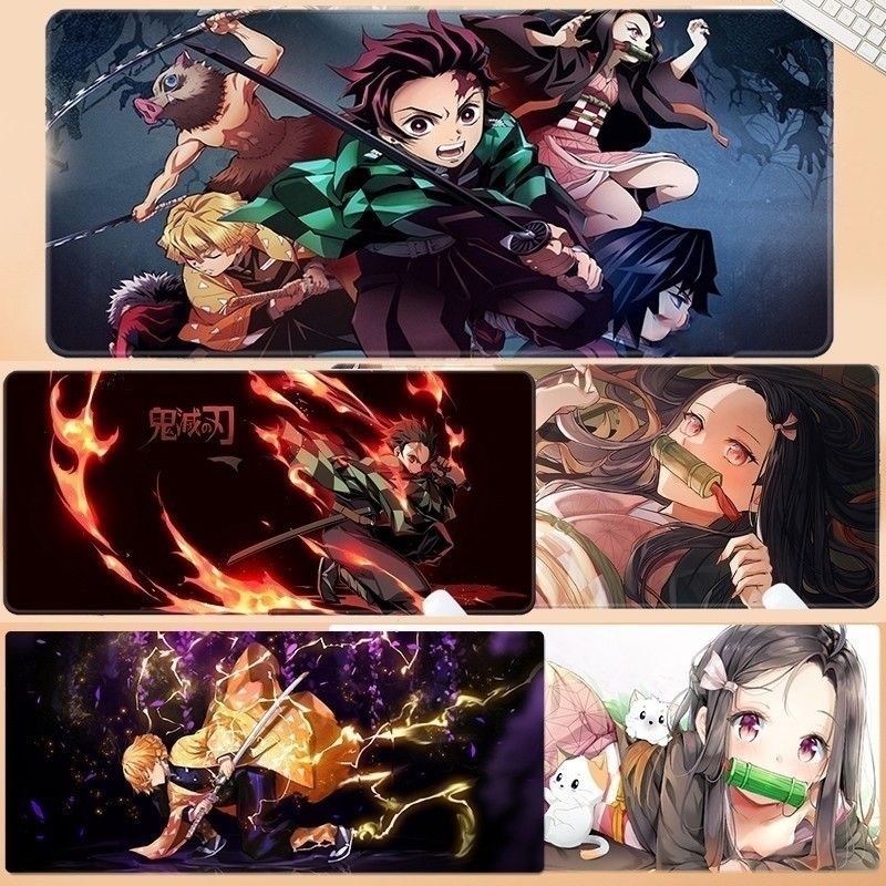 Mouse Slayer Demon Pad แฟชั่นแผ่นรองเมาส์ขนาดใหญ่เกมเล่นเกมอะนิเมะ ...