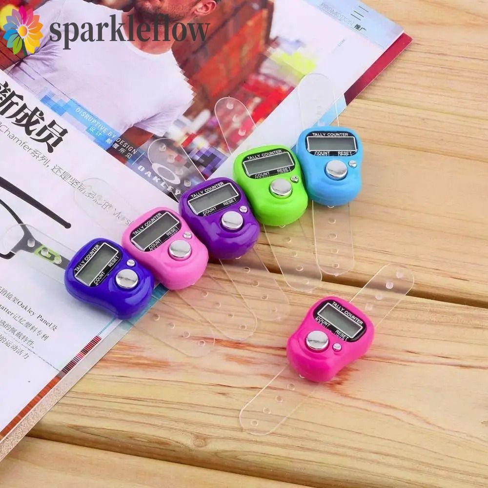 Sparkleflow เครื่องนับแถวถัก, อิเล็กทรอนิกส์ Digital Finger Ring Tally ...