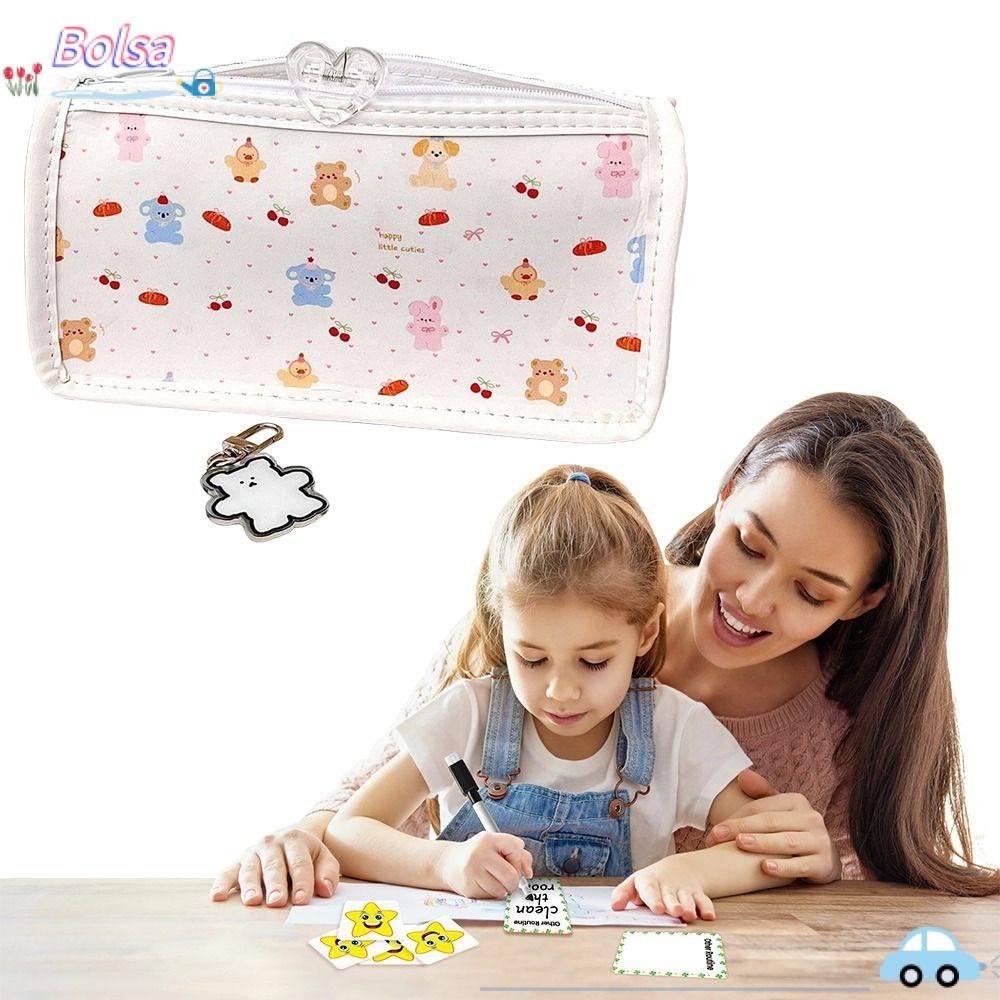 ดินสอ บลา ,สามเหลี่ยมใสสัตว์สวนปากกากระเป๋า,พร้อมถุงเก็บเครื่องเขียน ...