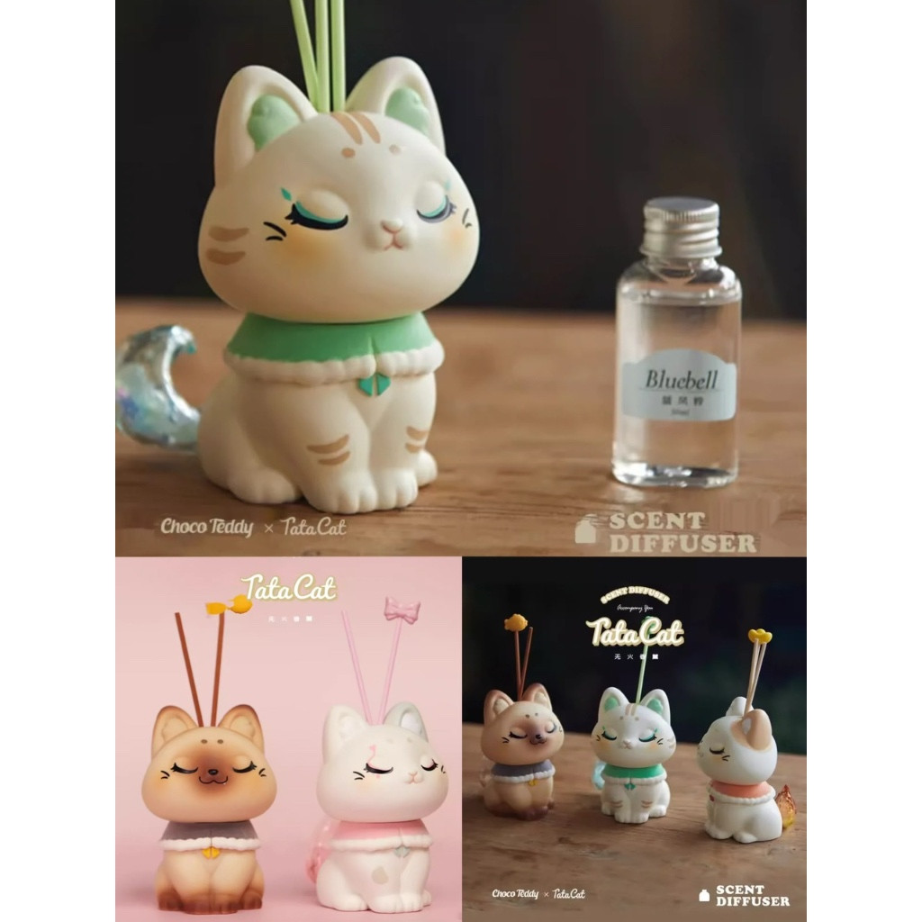 [สั่งซื้อล่วงหน้า] Choco Teddy x Tata Cat, ลิขสิทธิ์แท้, น้ำหอม ...