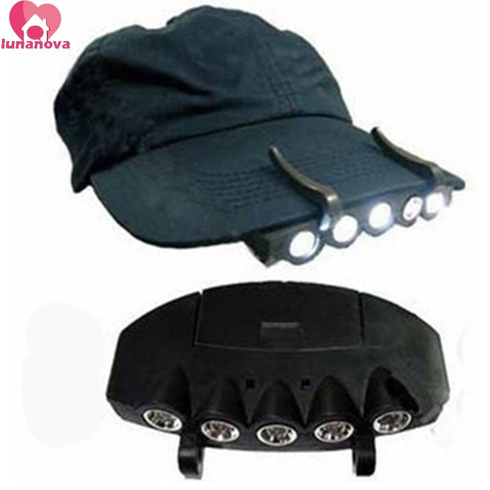 Lunanova Ultra Bright Clip on Head Light Hat Cap โคมไฟที่มีประโยชน์ ...