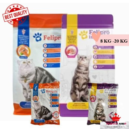 Felipro อาหารสำหรับแมวทุกช่วงวัย ขนาด 8kg-20kg | Shopee Thailand