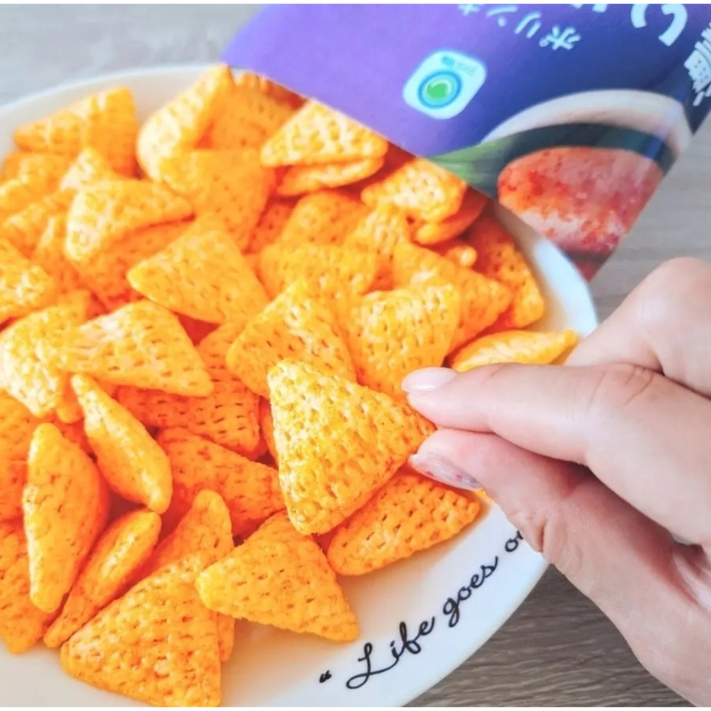 ขนม Family mart Polinky corn snack spicy คอร์นสแน็ก เมนไทโก 60g ...