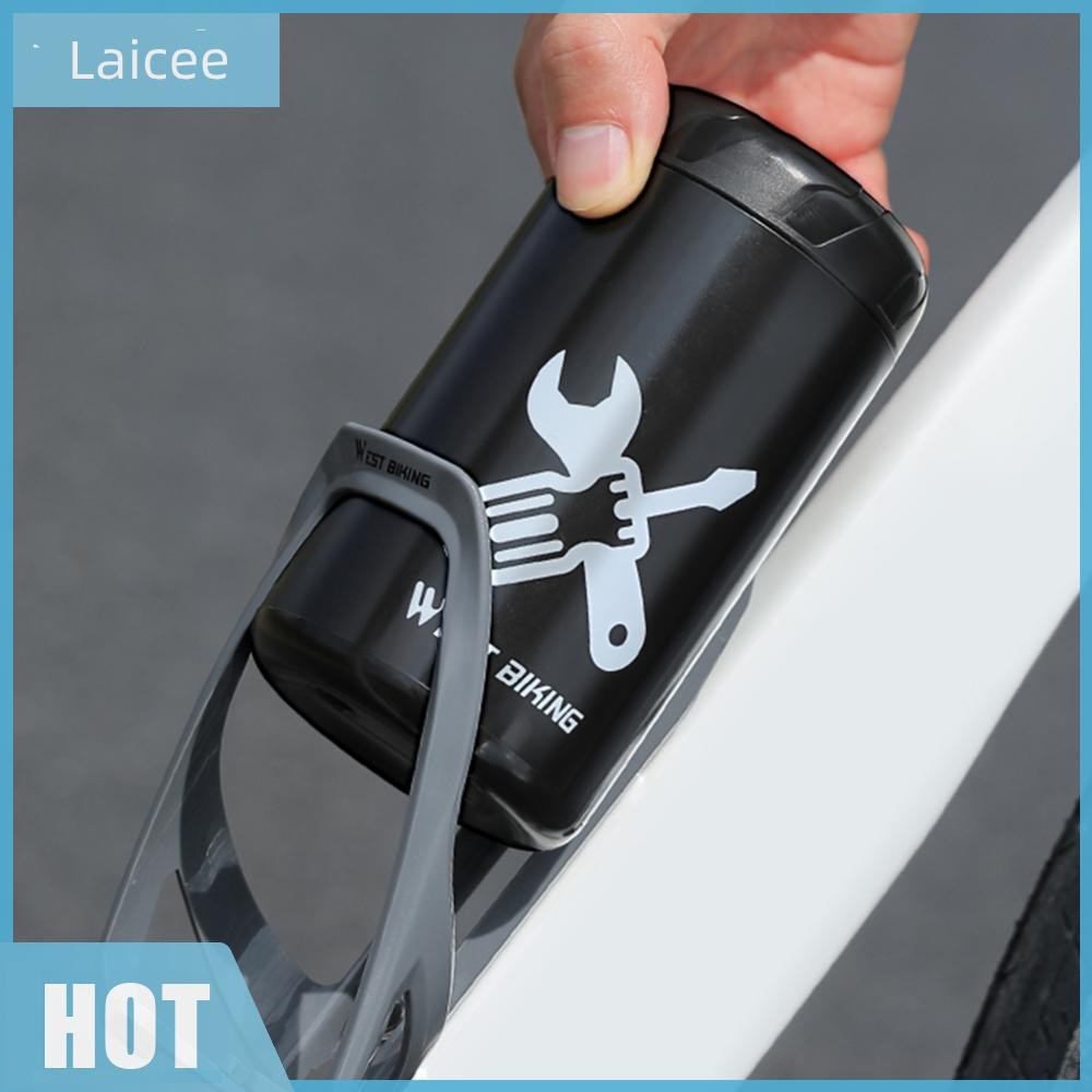 [Laicee.th] เครื่องมือซ่อมการปั่นจักรยานที่เก็บแคปซูลใช้กับกรงขวด MTB อุปกรณ์เสริมจักรยาน ...