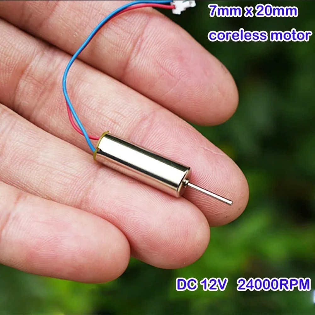 Whoops~dc 12V 24000RPM ความเร็วสูง Mini 7 มม.* 20 มม.มอเตอร์ Coreless ...